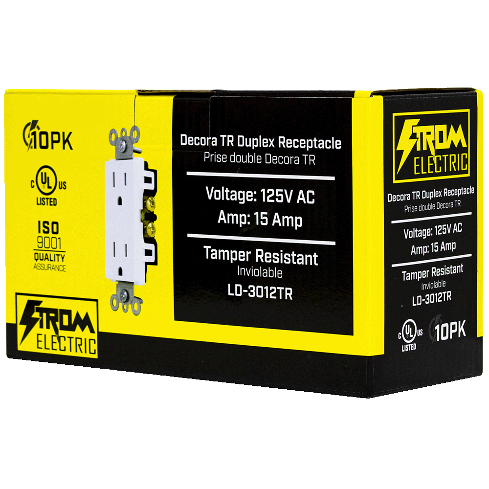 Safe Outlets: Tamper Resistant Decora Receptacles