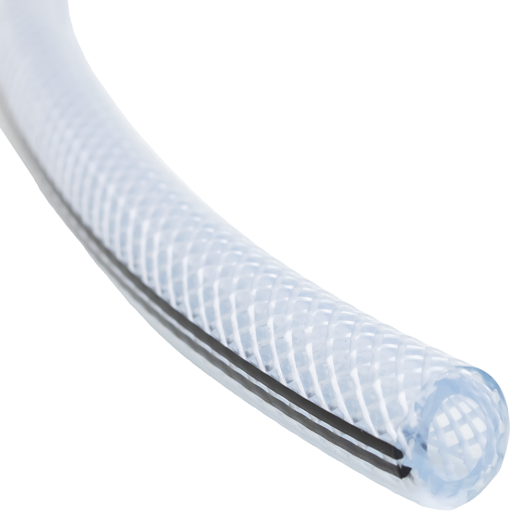 Clear Braided PVC Hose - Food Grade