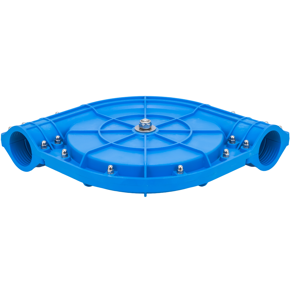 90 Deg. Blue Chain Disk Corner Wheel Directional